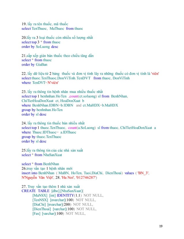 Đề tài: Xây dựng phần mềm quản lí bán thuốc, HAY, 9đ | DOCX