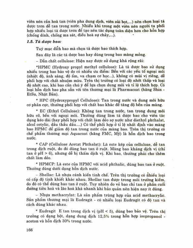 Kỹ thuật Bào chế và sinh dược học các dạng thuốc - Tập 2 | PDF