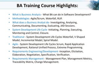BA online training | PPT