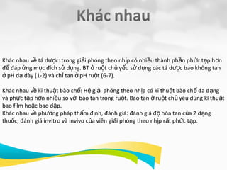 Bao tan ruot và theo nhip | PPT
