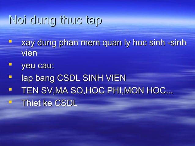 Bao thuc tap tot nghiep | PPT