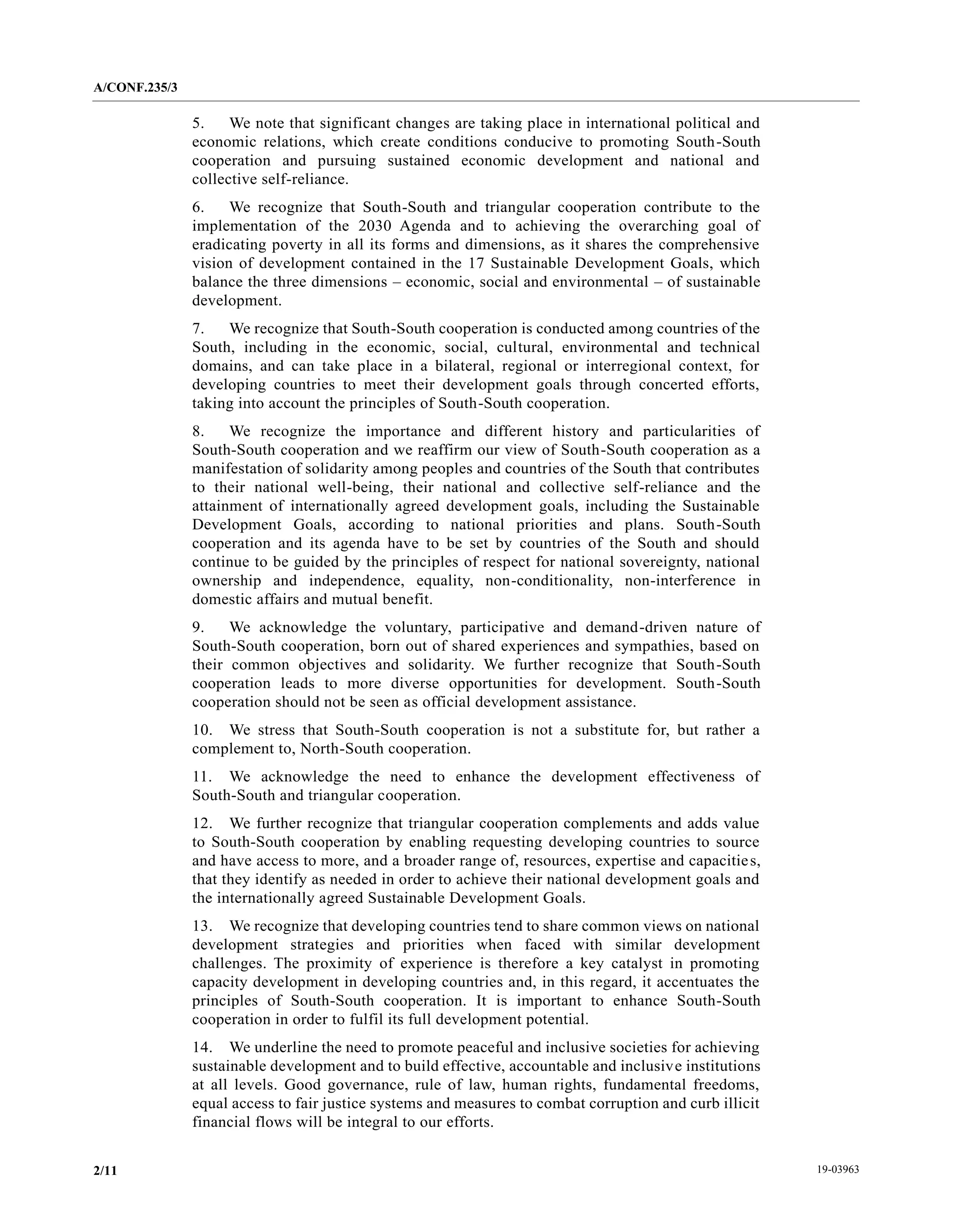 BAPA+40 Outcome Document | PDF