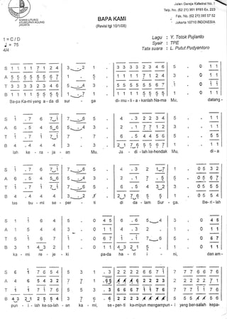 Bapa kami by mas Totok | PDF