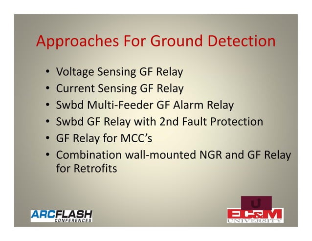 Using High Resistance Grounding to Mitigate Arc Flash Hazards | PPT