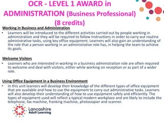 Business Administration Level 1 - Session 1 - Linkbridge | PPT