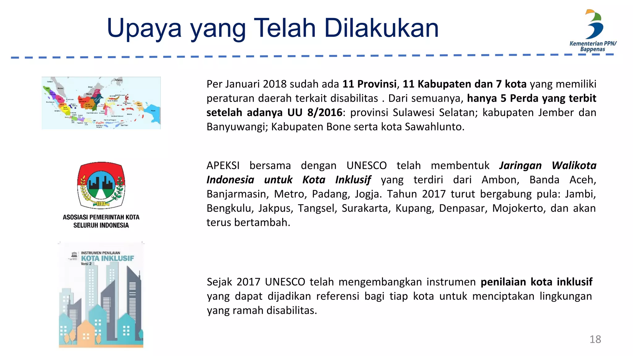 Pembangunan Inklusif Disabilitas by Bappenas | PPT