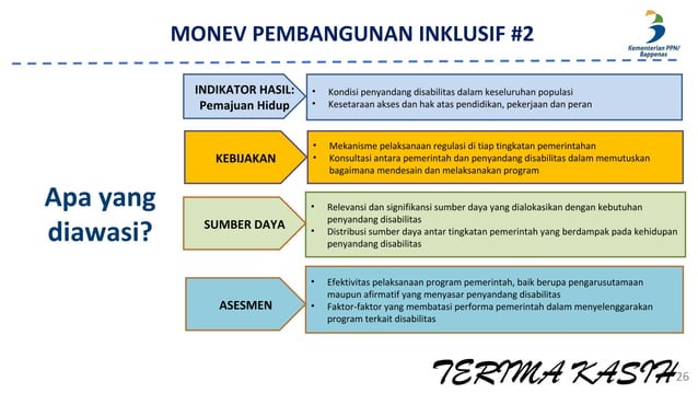 Pembangunan Inklusif Disabilitas by Bappenas | PPT