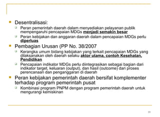 Bappenas human development approach for p lanning and monitoring | PPT