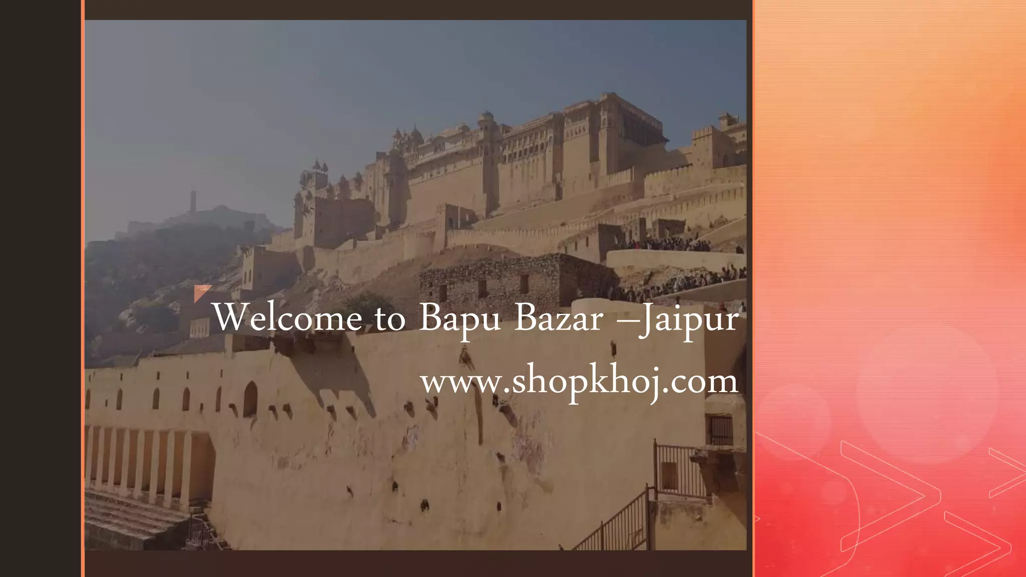 Bappu bazar ,jaipur | PPT