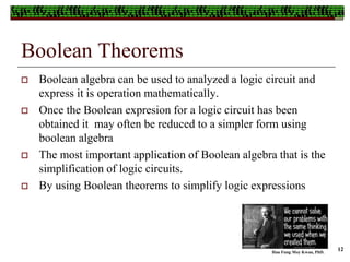 Boolean Algebra | PPTX