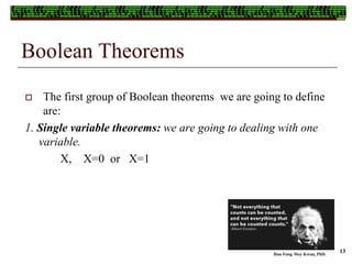 Boolean Algebra | PPT