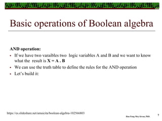 Boolean Algebra | PPTX