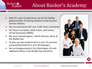 Banker's Academy | PDF | Professional School | Postgraduate Education