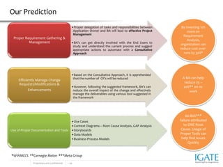 Ba process plan- IGATE Global Solutions LTD | PPTX