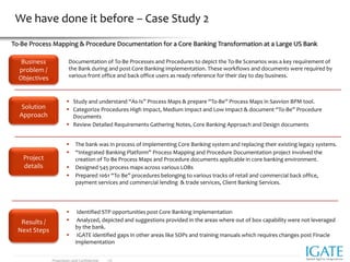Ba process plan- IGATE Global Solutions LTD | PPTX