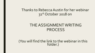 Ba pt childhood session 3 an introduction to academic writing 2019-2020 ...