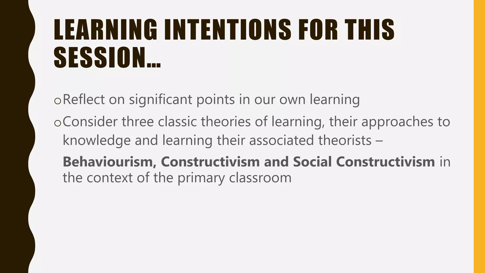 Ba PT final theories of learning and schemas | PPTX