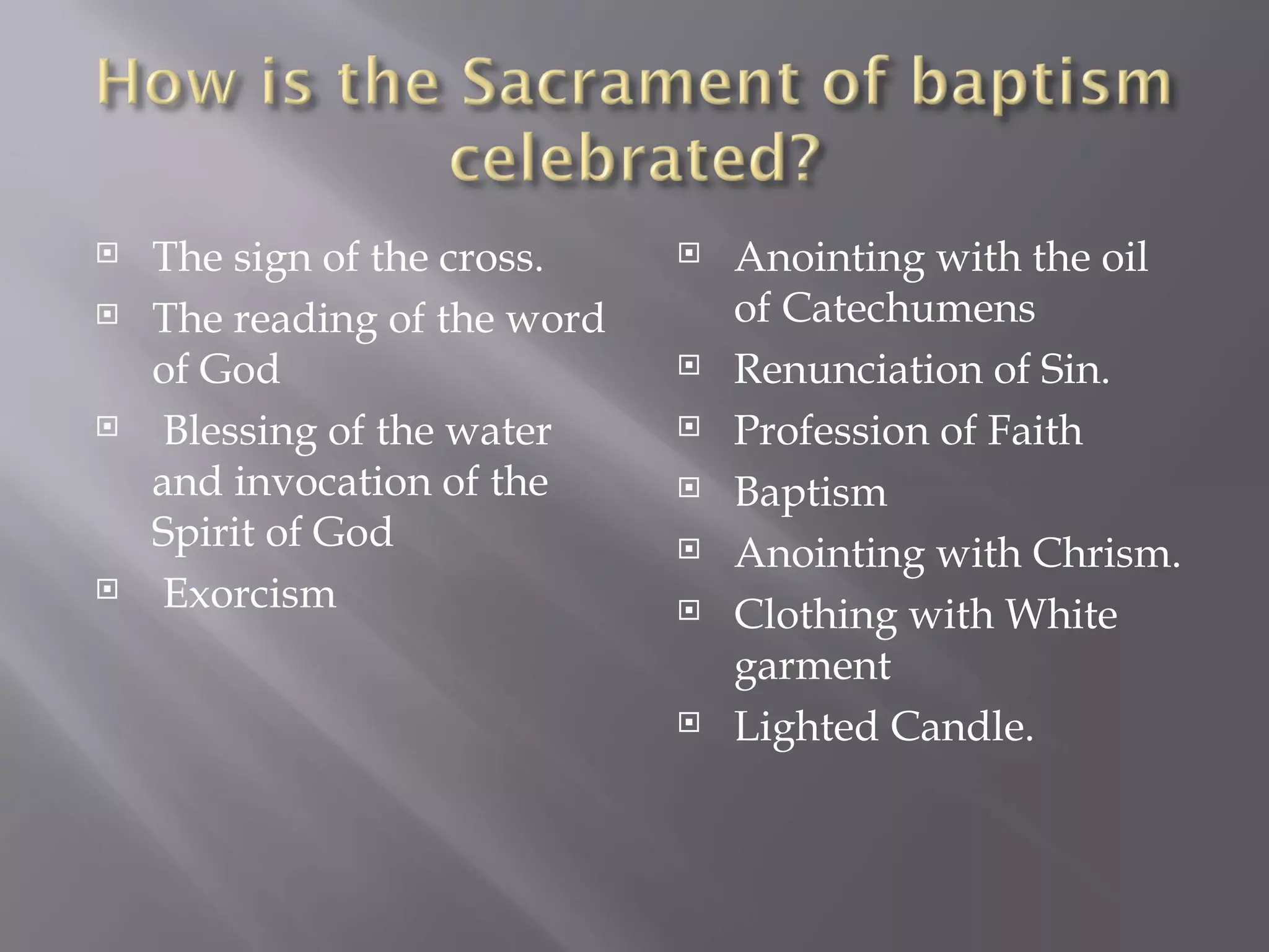 Baptism | PPT
