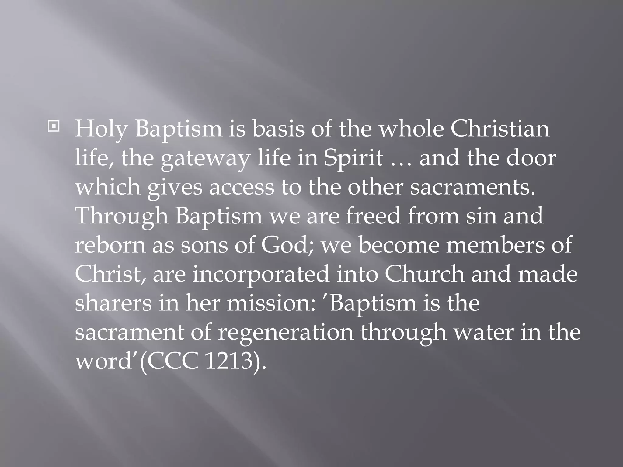 Baptism | PPT