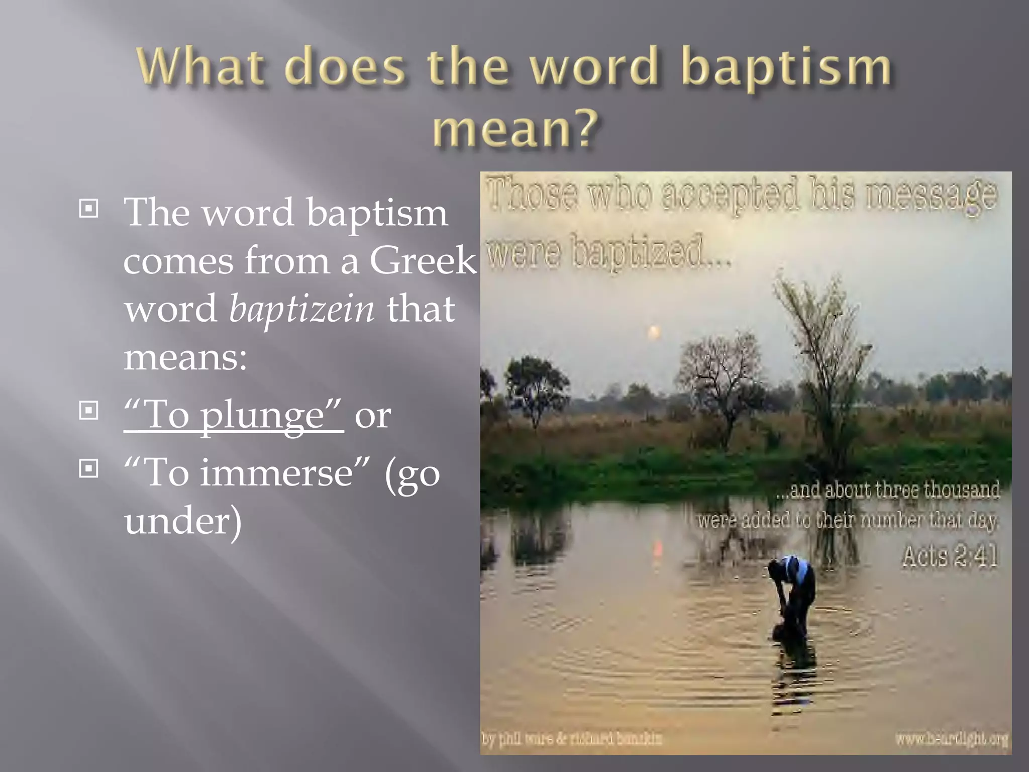 Baptism | PPT