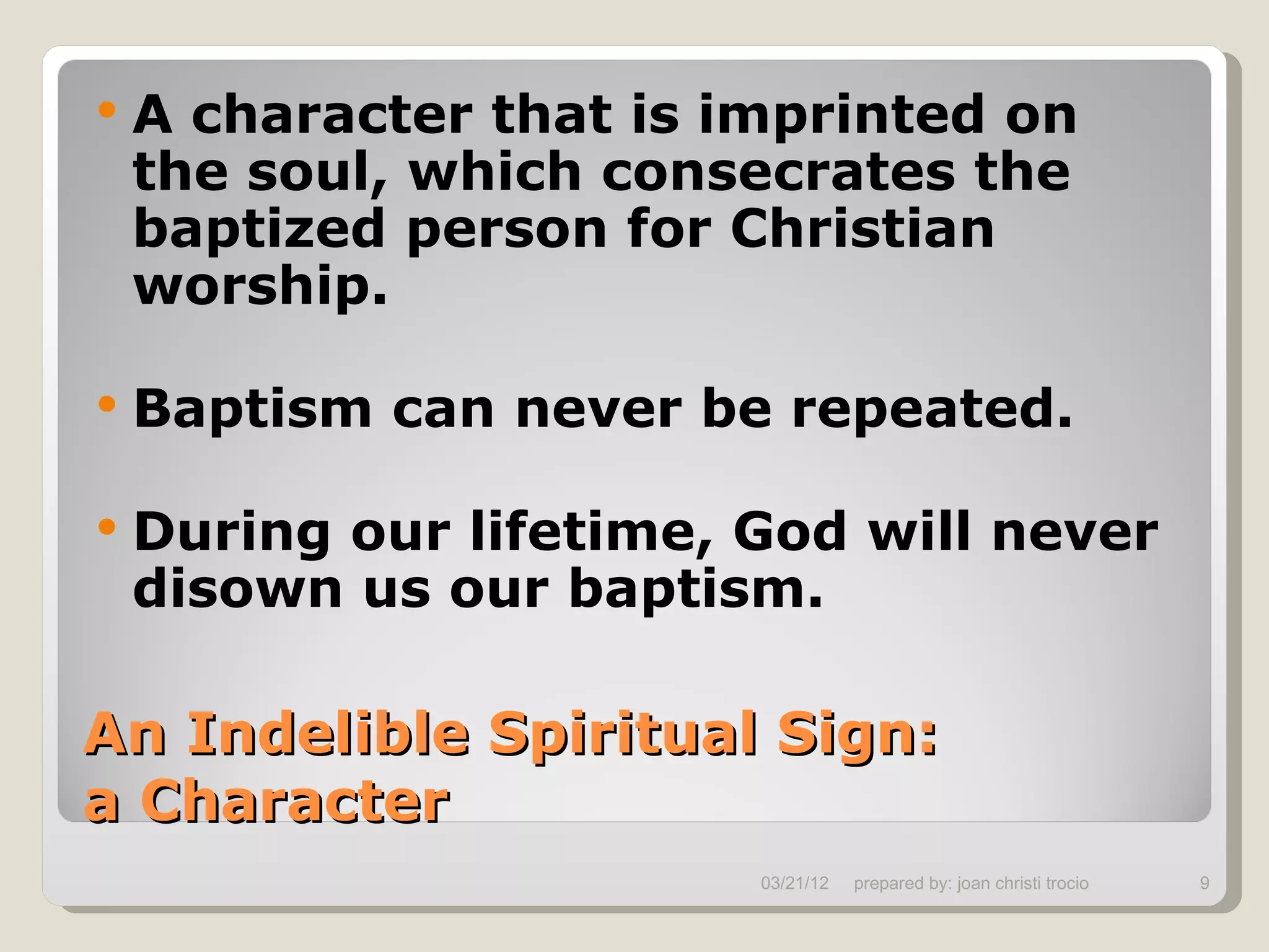 Baptism | PPT
