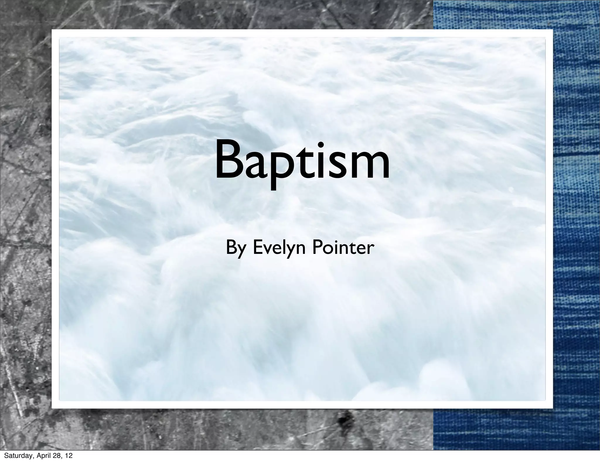 Baptism | PDF