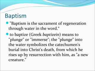 Baptism | PPT