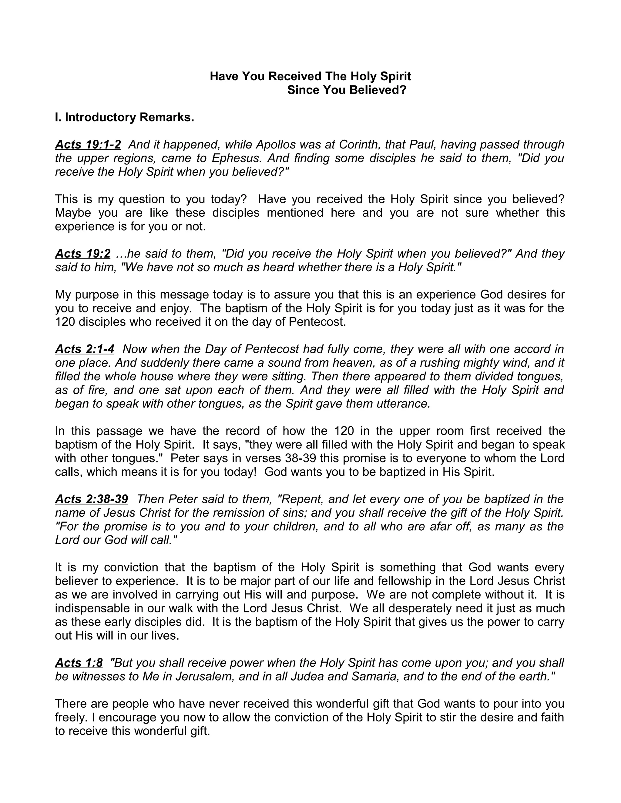 Baptism holy-spirit | DOC