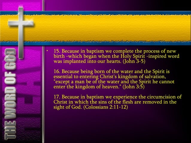 Baptism In Jesus Name | PPT