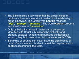 Baptism In Jesus Name | PPT