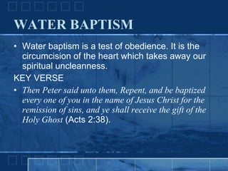 Baptism In Jesus Name | PPT