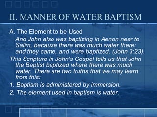 Water Baptism In Jesus Name
