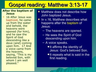 Baptism Of The Lord A | PPT