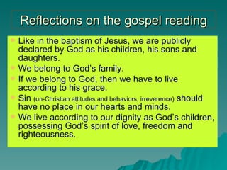 Baptism Of The Lord A | PPT | Christianity | Religion & Spirituality