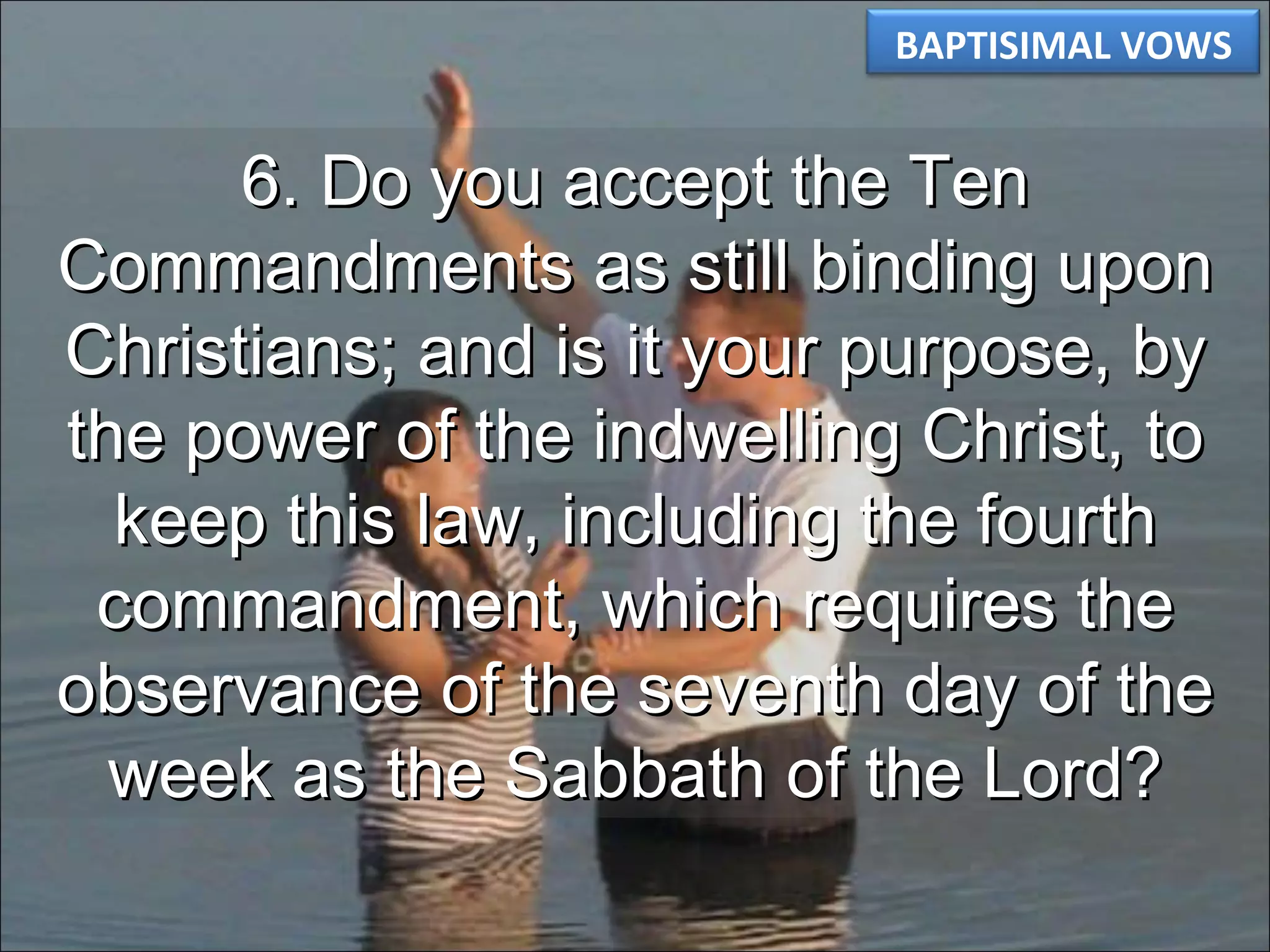 Baptismal vows-standard-13-1223153130236820-9 | PPT