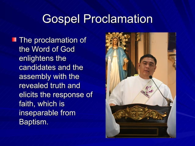 Baptismal Preparation: Catholic Sacrament of Initiation | PPT