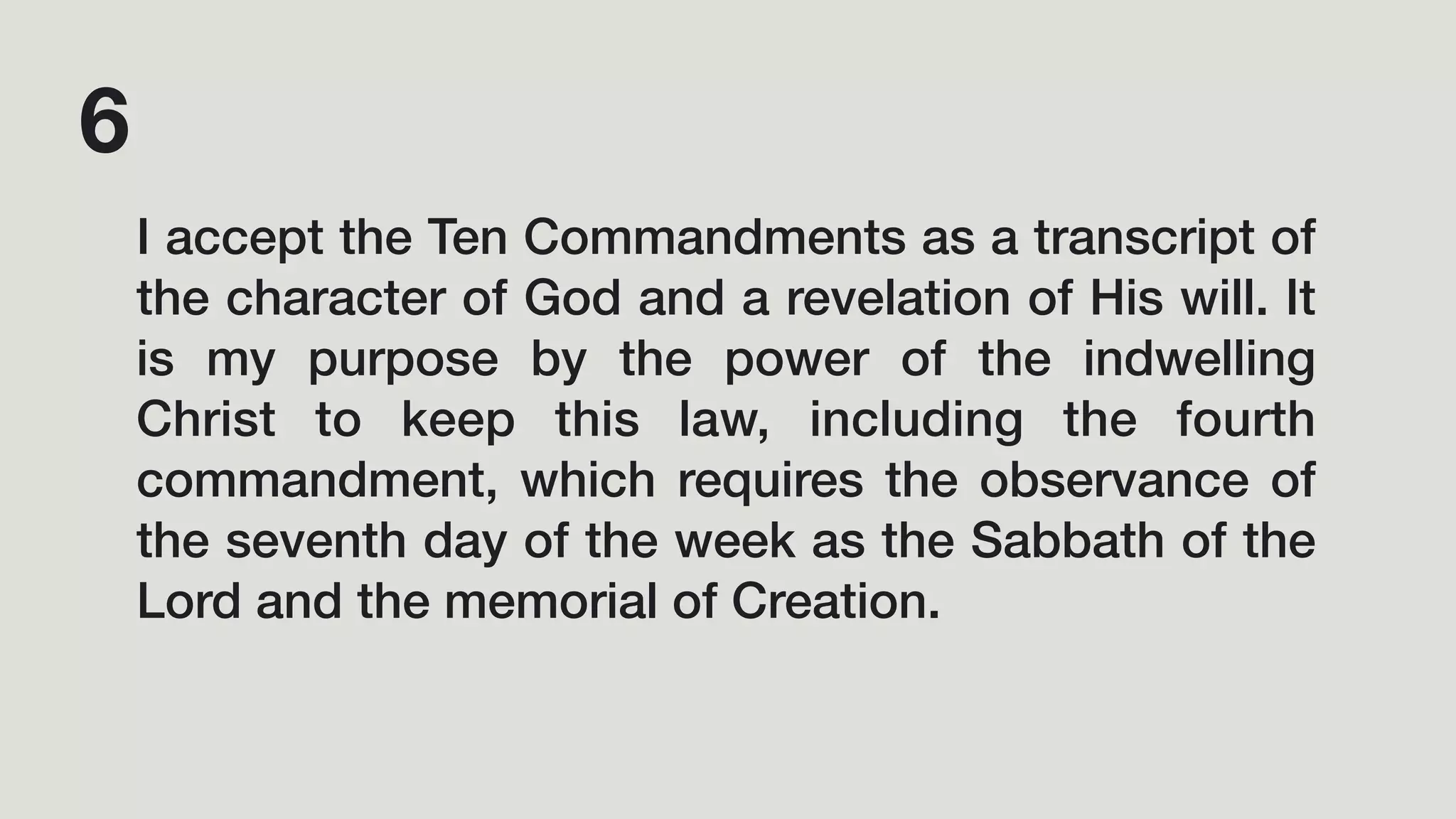 (16:9) Seventh-day Adventist Baptismal Vows | PDF