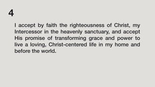 (16:9) Seventh-day Adventist Baptismal Vows | PDF