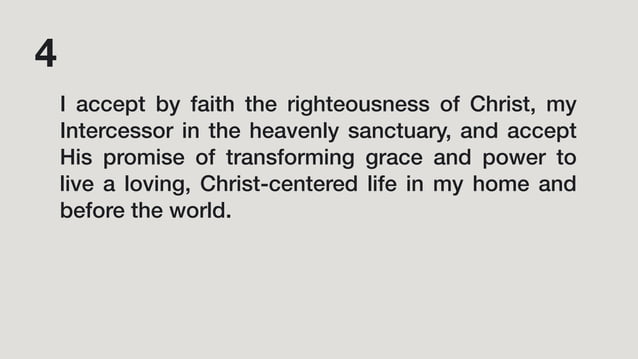 (16:9) Seventh-day Adventist Baptismal Vows | PDF