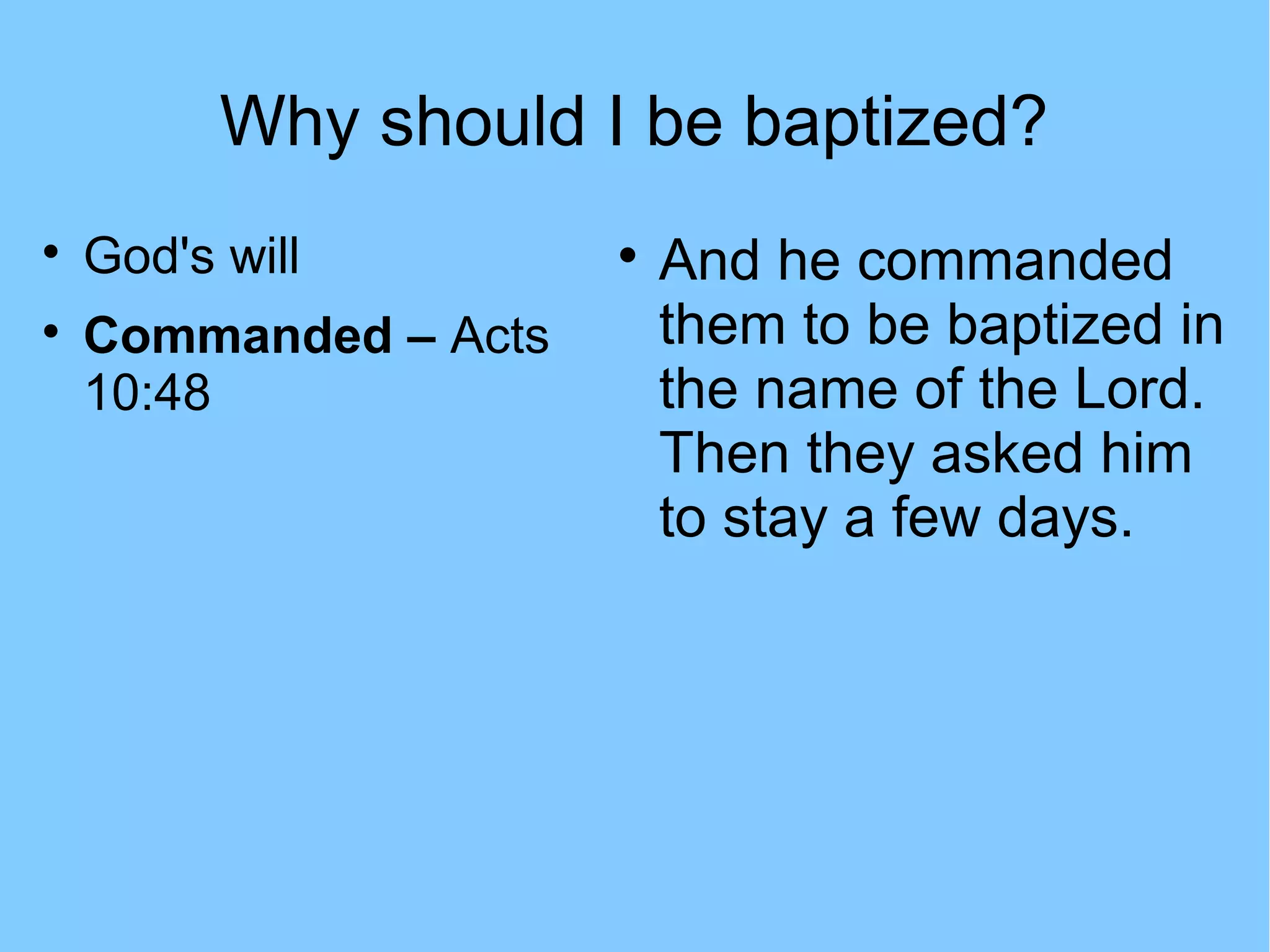 Baptism chart | PPT