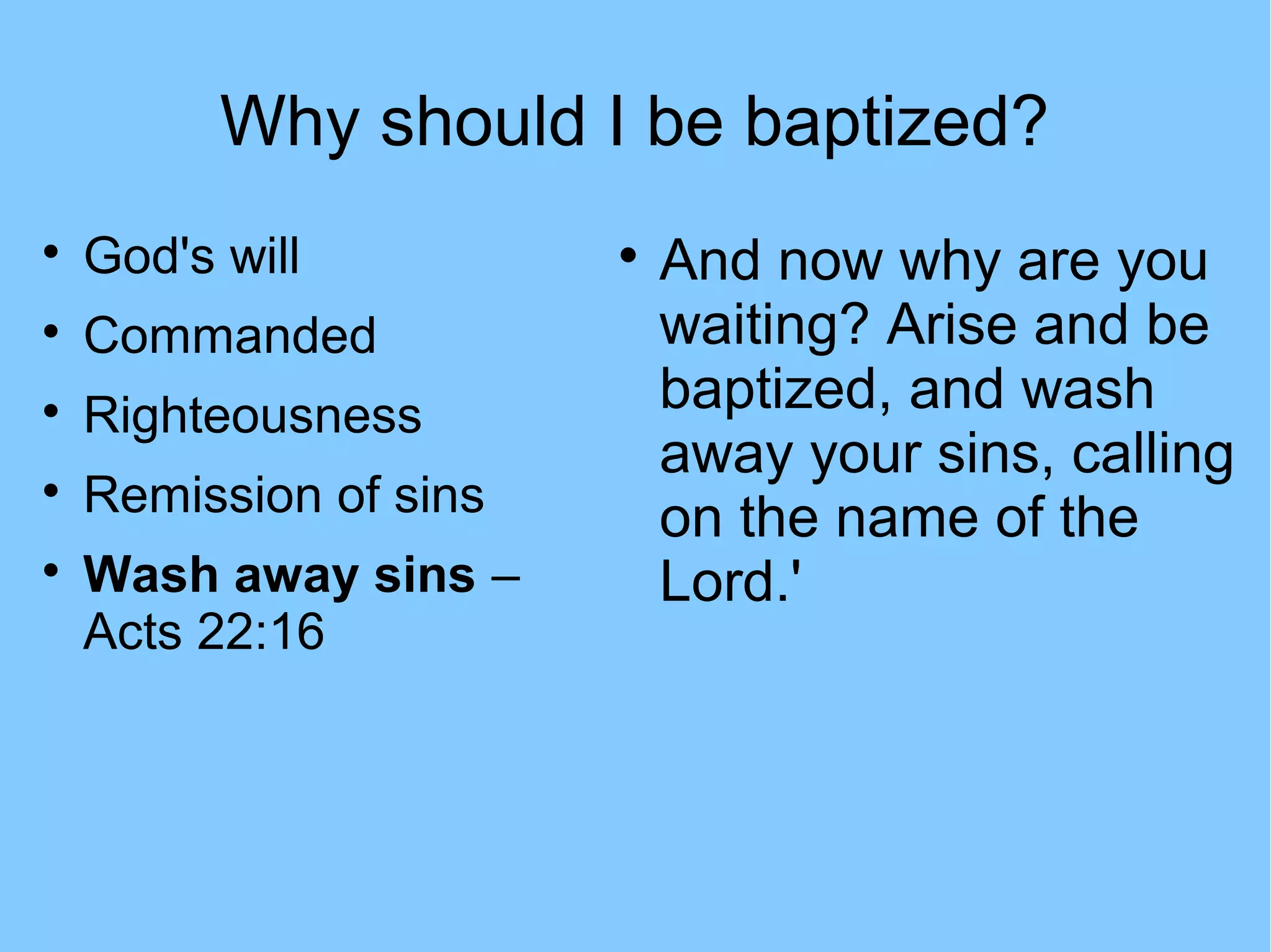 Baptism chart | PPT