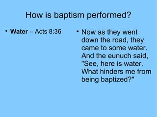 Baptism chart | PPT