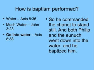 Baptism chart | PPT