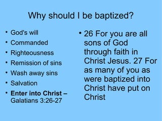 Baptism chart | PPT