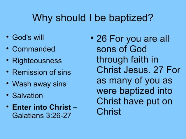 Baptism chart | PPT