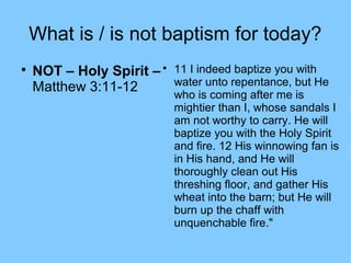 Baptism chart | PPT