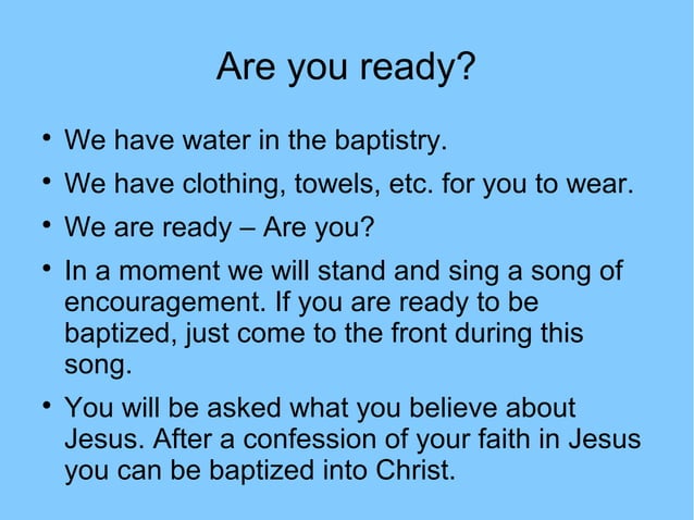 Baptism chart | PPT