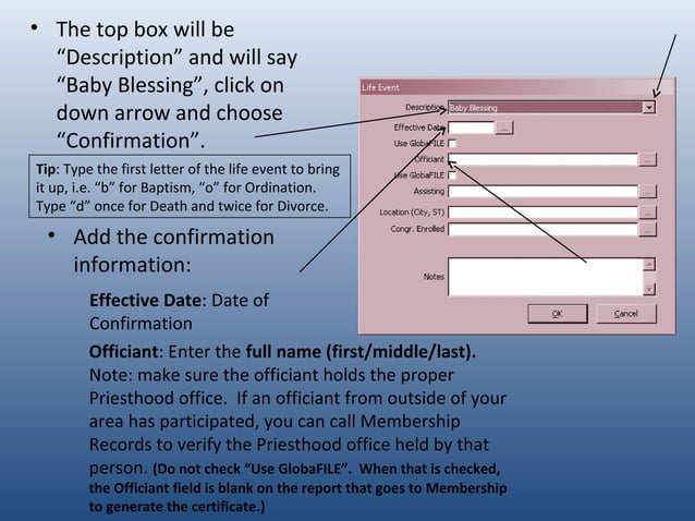 Tutorial - Baptism and Confirmation | PPT
