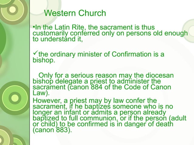 Baptism and Confirmation | PPT