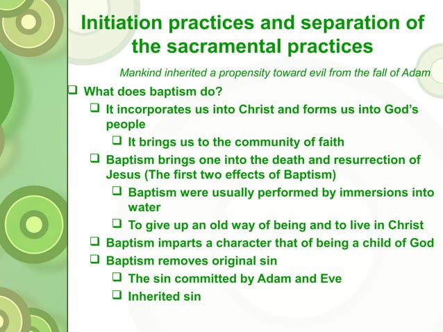 Baptism and Confirmation | PPT